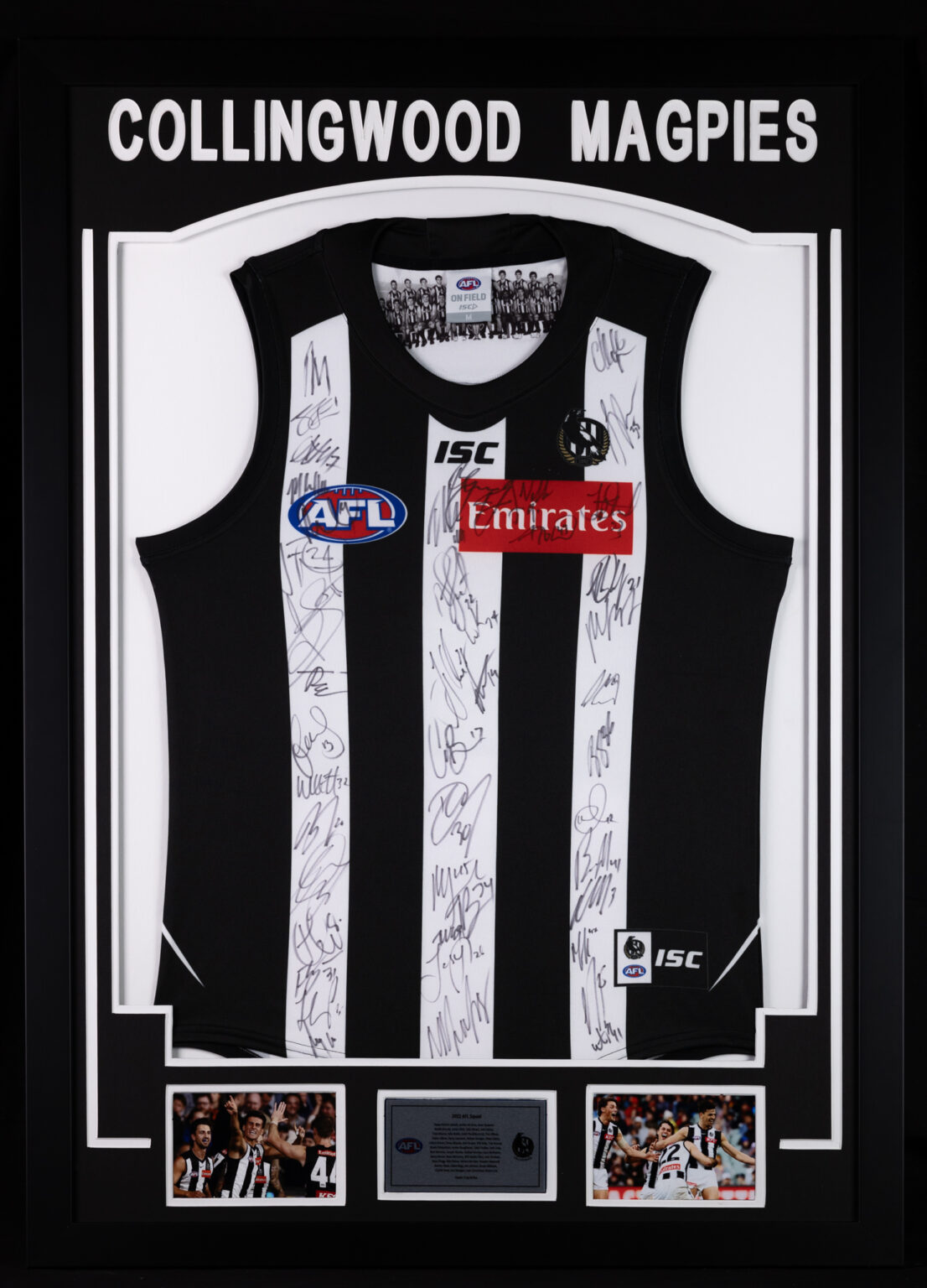 Collingwood Magpies 2022 AFL Squad Signed Jersey - TeamSimon